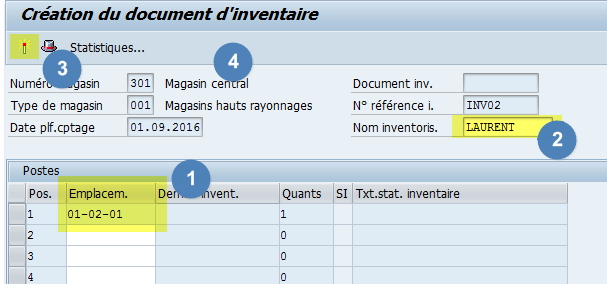 Tutoriel SAP : Comment inventorier les emplacements ? - SAP and co