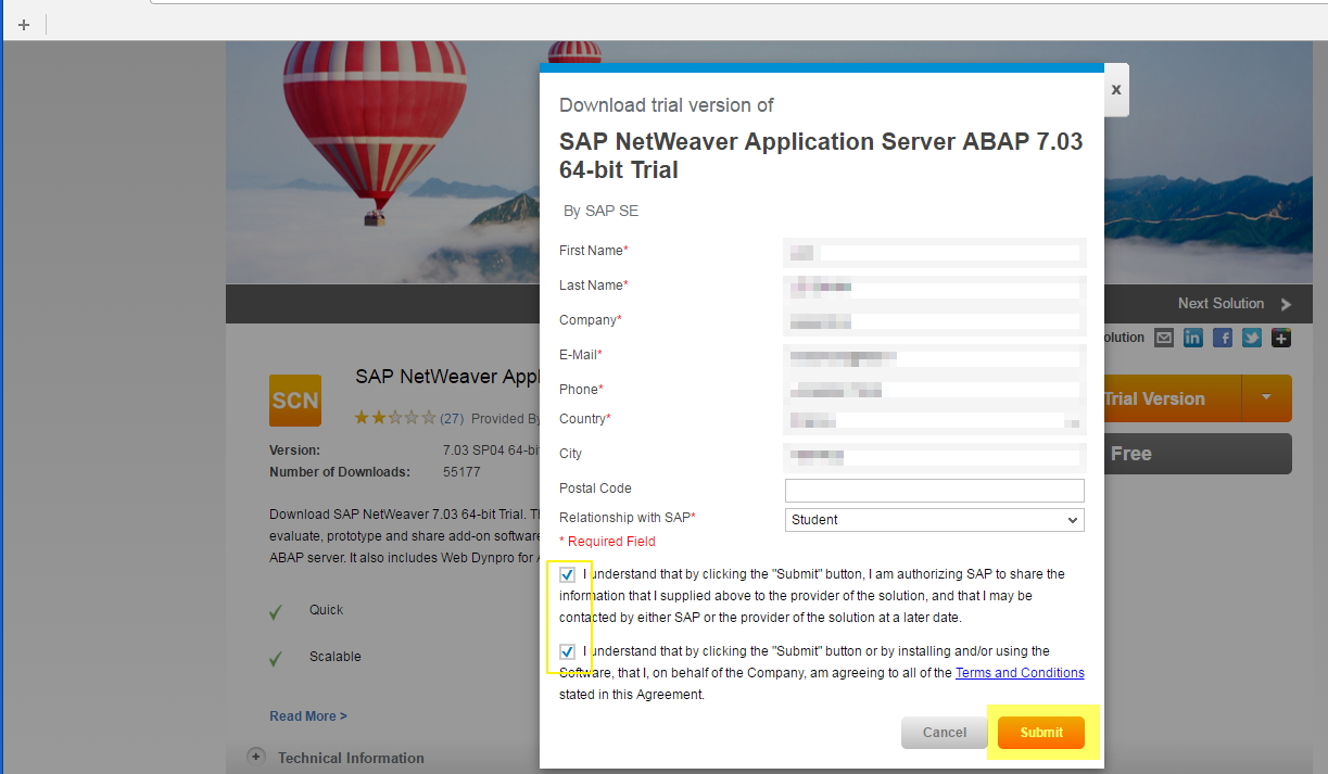 Installation de SAP NETWEAVER et démarrage de la Console SAP