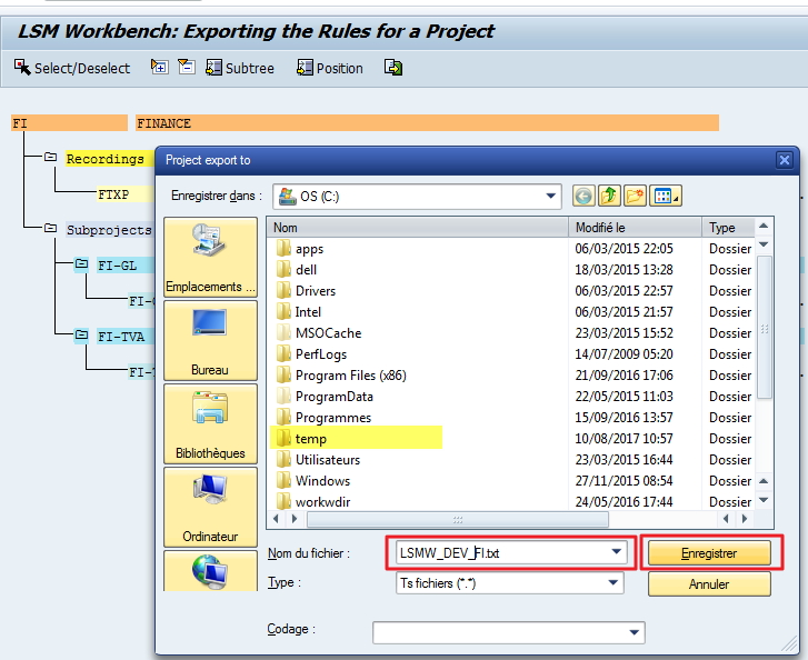 Comment reprendre les données avec LSMW - Partie 3 - Transfert de projet LSMW - SAP and co